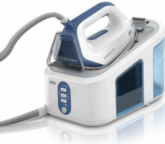 Braun CareStyle 3 IS3157BL, Dampfb&uuml;geleisen, Dampfdruck 125 g/min, Dampfstoss 460 g/min, Eloxal Plus Sohle, FreeGlide 3D, vertikales B&uuml;geln, gro&szlig;er Wasserbe