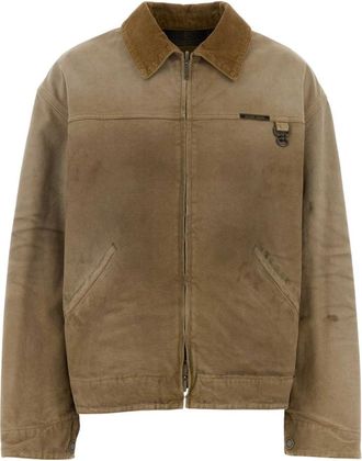 Golden Goose Femme, Vestes, Beige, Taille: 44 FR Veste en Coton