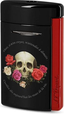 S.T. Dupont ST Dupont Memento Mori New Minijet Schwarz Feuerzeug