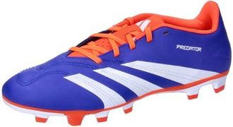 adidas Adidas Mixte Predator Club Football Boots Flexible Ground, Lucid Blue/Cloud White/Solar Red, 43 1/3 EU