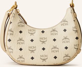 MCM Mcm Handtasche Aren Visetos Small beige