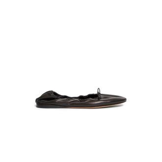 The Row Awar leather ballerinas