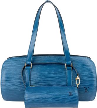 Louis Vuitton Crossbody Bags - Louis Vuitton Bleu Epi Leather Soufflot Set Handba - Gr. unisize - in Blau - f&uuml;r Damen
