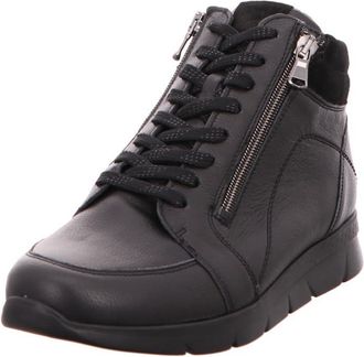 Waldläufer Beq.Schn./Schlupfst.b.30cm Schaft Gr.8, Schwarz