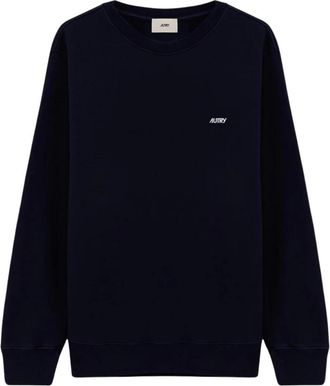 Autry Felpa logo ricamato - Homme - Sweatshirts et sweats &agrave; capuche - Bleu - Taille: M