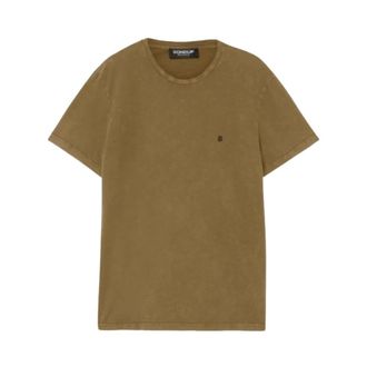 Dondup L&auml;ssiges Baumwoll-T-Shirt f&uuml;r M&auml;nner - - Tops - Herren - Braun - S