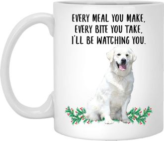 Generic B&uuml;rotasse Golden Retriever Wei&szlig; Hitzebest&auml;ndig Keramik Kaffeebecher Personalisiert Becher F&uuml;r Mokka Freundin Zuhause