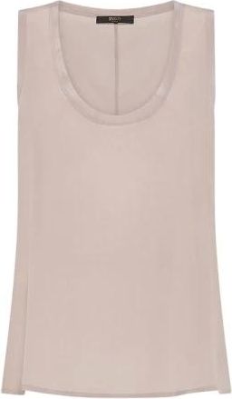 Seventy Femme, Tops, Beige, Taille: 36 FR Top en m&eacute;lange de soie