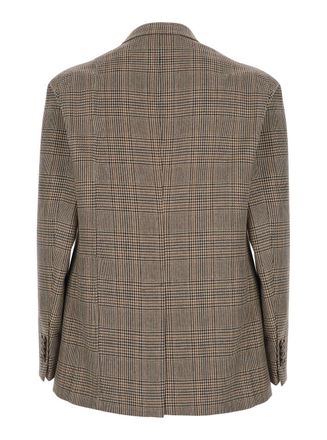 Tagliatore Mens Jacket New York Beige Tech Fabric Blazers