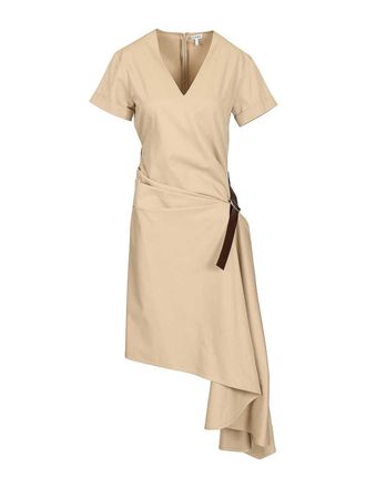 Loewe Robe Au Genou - Beige