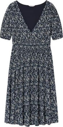 Springfield Frqsvestido Corto Marino Robe décontractée, Bleu Marine, Medium Femme