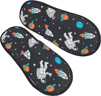 Generic Chaussons Femme Homme Espace Maison Chaussures Antid&eacute;rapantes Doubl&eacute;es En Peluche Pantoufles Pour Invit&eacute;s, Pour F&ecirc;te, Mariage, Hommes, L