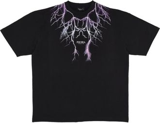 Phobia Archive Homme, Tops, Noir, Taille: XL Lightning Tee
