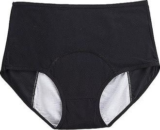 Generic Culotte respirante et confortable pour femme - Couleur unie - Anti-fuite - &Eacute;vacuation de lhumidit&eacute; - 2026, Noir, 4XL