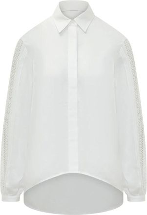 HUGO BOSS Femme, Blouses et Chemises, Blanc, Taille: 40 FR Badora Blouse