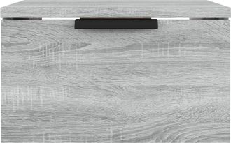 Generic Wandmontierter Nachttisch, Schwebender Nachttisch f&uuml;r Schlafzimmer, Wandmontierter Beistelltisch mit Schublade Zum Organisieren von Essentials und Dek