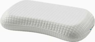 IKEA KLUBBSPORRE Memory-Schaum Ergonomisches Kissen f&uuml;r Seiten- und R&uuml;ckenschl&auml;fer, 35x74 cm, mit Gelschaum-Schicht, Atmungsaktiver Bezug aus Polyester