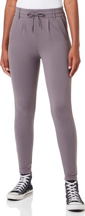 Only Damen Onlpoptrash Life Easy Col Pant PNT Noos Regular Fit Hose Mit Kordelzugverschluss F&uuml;r Lounge Und Freizeit, Plum Kitten,S / 34L