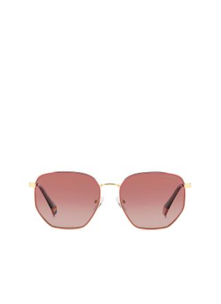 Polaroid PLD 6214/S/X Sonnenbrille, Gold Pink, 56, Unisex, Erwachsene, Gold Pink, 56