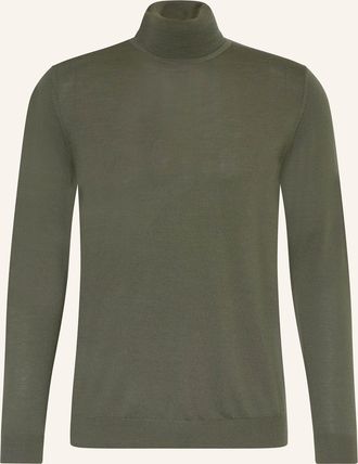 Paul Paul Rollkragenpullover Aus Merinowolle gruen
