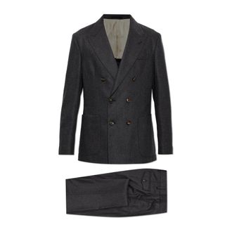 Eleventy Wollanzug - - Suits - Herren - Grau - 2XL