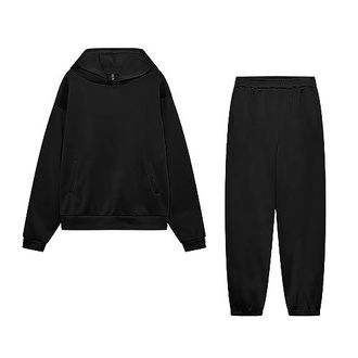 Generic Ensemble de v&ecirc;tements de d&eacute;tente pour femme - Imprim&eacute; de No&euml;l mignon - Ensemble ample &agrave; manches longues - Ensemble deux pi&egrave;ces pour femme - Ensemble d