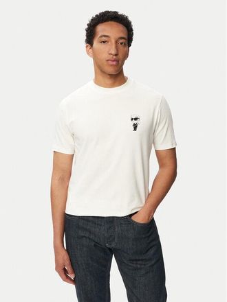 Karl Lagerfeld T-Shirt 755048 563235 Wei&szlig; Regular Fit
