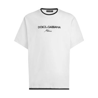 Dolce & Gabbana Homme, Tops, Blanc, Taille: L T-shirts et Polos Blancs