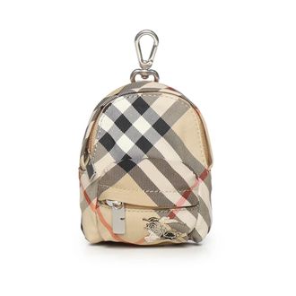 Burberry Homme, Accessoires, Beige, Taille: ONE Size Check Backpack Charm