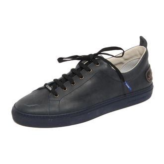 Jacob Cohen Vintage Marineblaue Lederschuhe - - Shoes - Herren - Blau - 42 EU