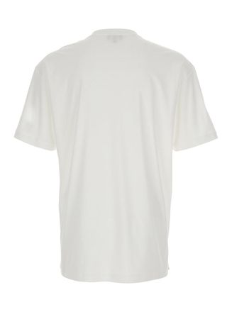 Giorgio Armani Mens Crew Neck T-Shirt White Cotton T-Shirts And Polos