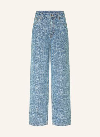 Daily Paper Clothing Daily Paper Jeans Croc Oversized Fit blau