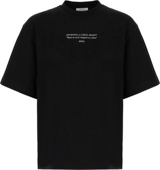 Off-white Homme, Tops, Noir, Taille: XL T-shirt de skate Statement