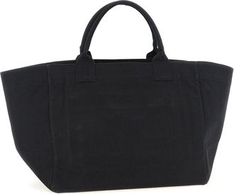 Ganni Canvas Tote Bag - Black