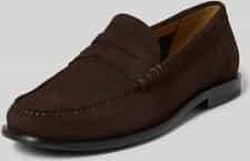 HUGO BOSS Loafer aus echtem Rindsleder Modell TEVAN_MOCC