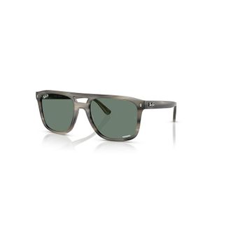 Ray-Ban Rb2213 Polarized+ Lenses Sonnenbrillen Havana Grau Fassung Grau Glas Polarisiert 58-20