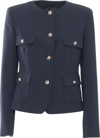 Max Mara Femme, Vestes, Bleu, Taille: 40 FR Blazers