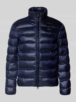 Blauer Regular Fit Steppjacke mit Stehkragen Modell BELMONT