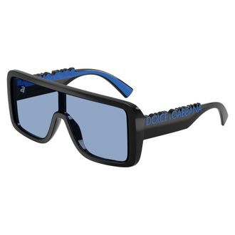 Dolce & Gabbana Shield Sonnenbrille - - Accessories - unisex - Schwarzk - 34 MM