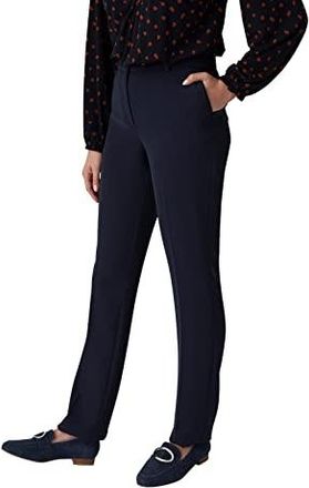 Damart Pantalon Chic Facile &Agrave; Vivre pour Femme, Coupe Standard, Marine Fonc&eacute;, 52