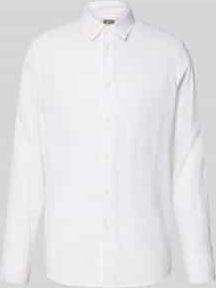 Drykorn Slim Fit Freizeithemd aus Leinen-Baumwoll-Mix Modell RAMIS