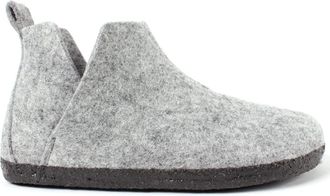 Birkenstock Andermatt pantoffels lamsvel grau uni Gr&ouml;&szlig;e 39