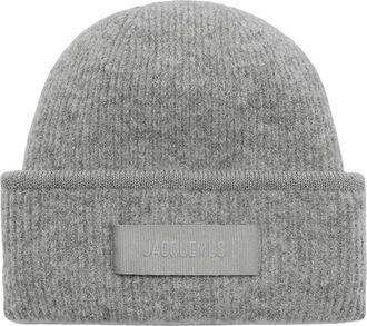 Jacquemus unisex, Accessoires, Gris, Taille: ONE Size Gros Grain Beanie