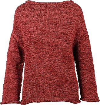 Alpha Studio Femme, Pulls, Rouge, Taille: 36 FR Maglia Nastro Intrecciato