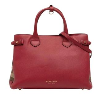 Burberry Pre-owned Banner Satchel - Femme - Pre-owned - Rouge - Taille: ONE Size