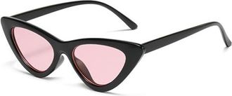 Generic Lunettes De Soleil En M&eacute;tal &Agrave; Petite Monture For Hommes Et Femmes, Conduite Tir Rue(Pink)