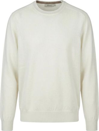 Altea Homme, Pulls, Blanc, Taille: M Girocollo Rasato