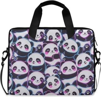 Alaza Sac pour ordinateur portable de 40,6 &agrave; 15,6 pouces avec visages danimaux color&eacute;s pour ordinateur portable de 40,6 &agrave; 15,6 pouces, sacoche pour ordinate