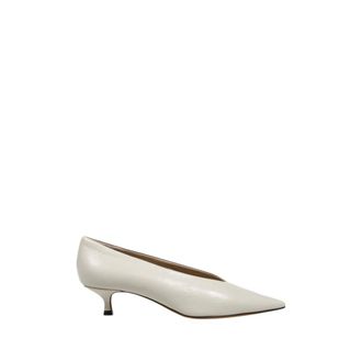 Le Monde Beryl Babouche Kitten Heel Pump - Femme - Chaussures - Beige - Taille: 37 1/2 EU