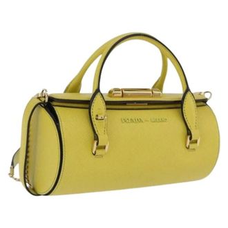 Prada Sac bandouli&egrave;re vintage doccasion - Femme - Pre-owned - Jaune - Taille: ONE Size